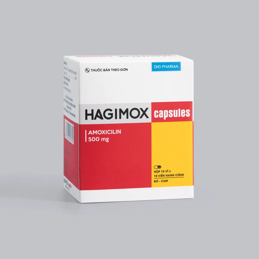 Hagimox capsules (đỏ-cam) - DHG Pharma