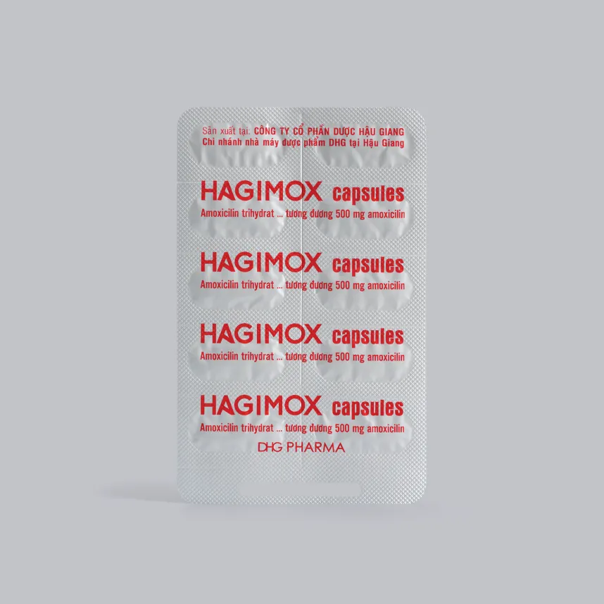 Hagimox capsules (đỏ-cam) - DHG Pharma